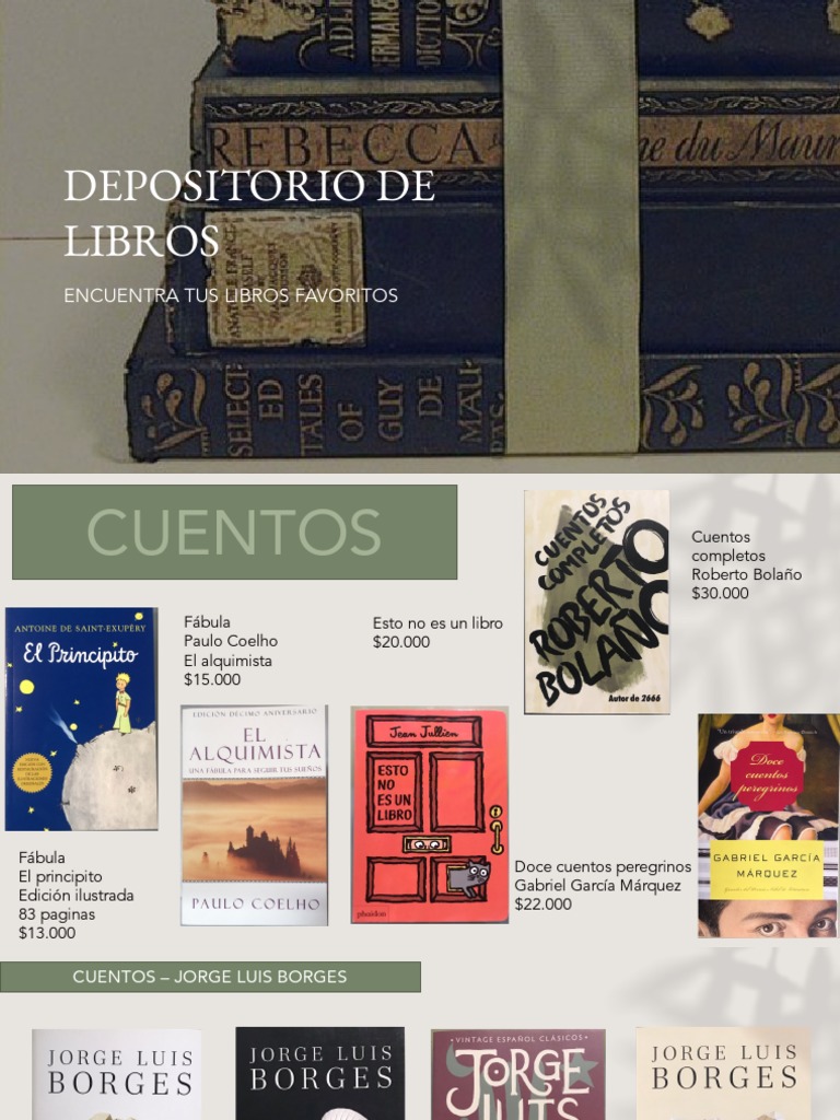 DEPOSITORIO DE LIBROS - PPTM | PDF