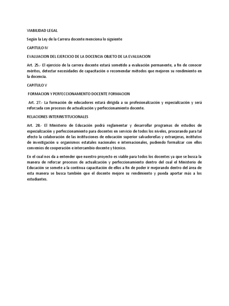Viabilidad Legal | PDF | Crecimiento personal y profesional | Finanzas ...