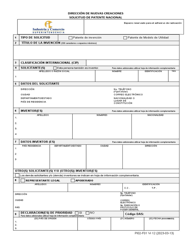 Formato de Patentes | PDF