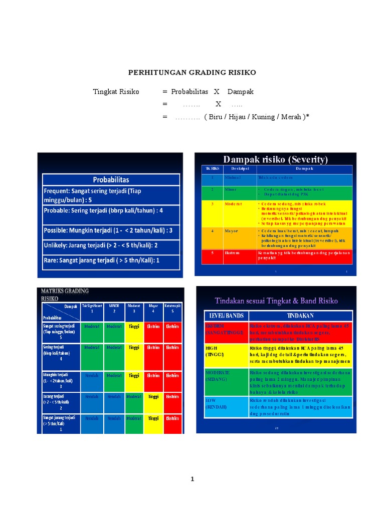 Panduan Grading Risiko | PDF