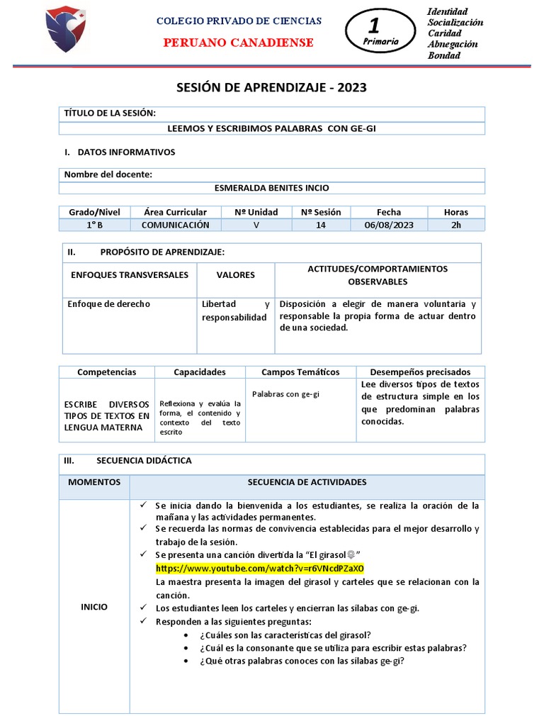 Las Sìlabas Ge-Gi | PDF