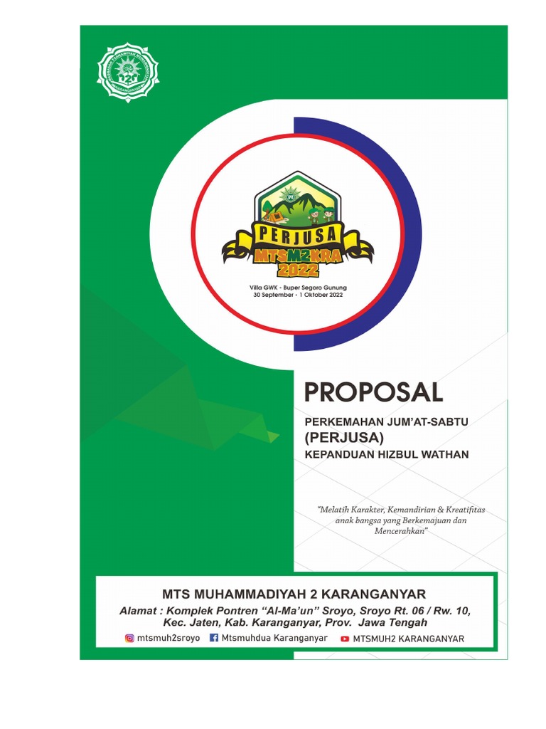 Proposal Kemah | PDF
