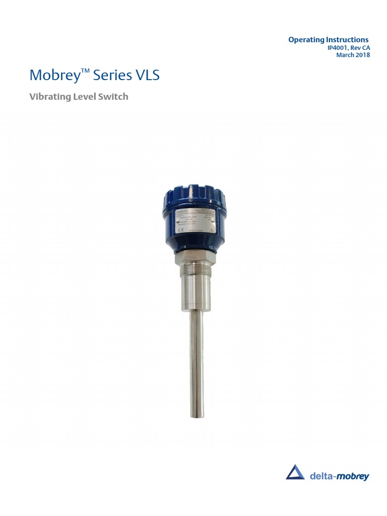 Manual Delta Mobrey Ip4001 RevCA Mobrey VLS Series Manual A4 PRINT New ...