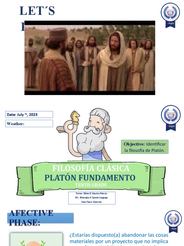 Clase de Platón 1 | PDF
