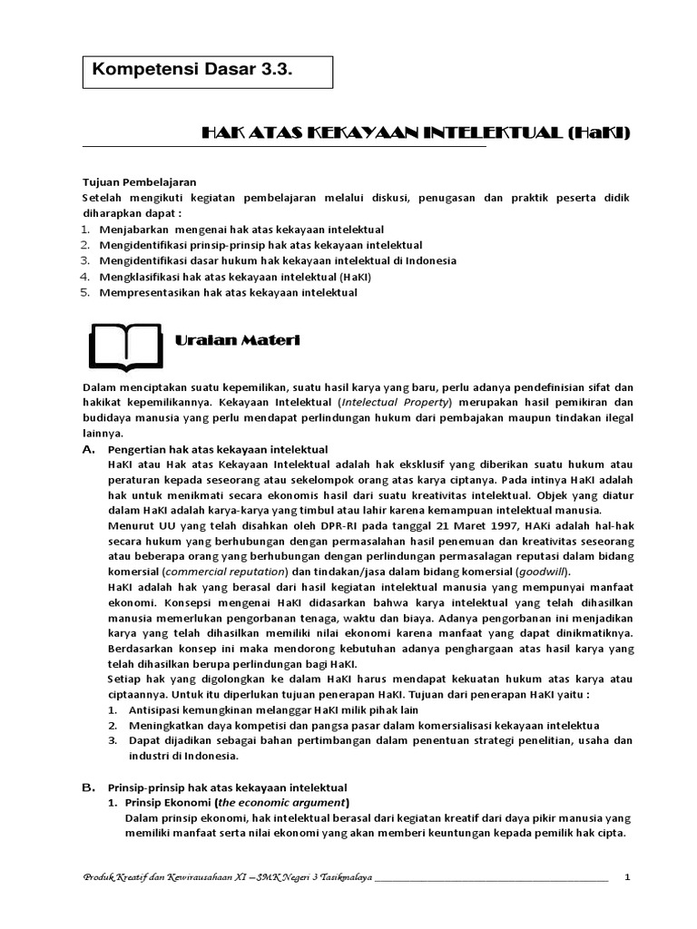 Modul 3.3 Haki | PDF
