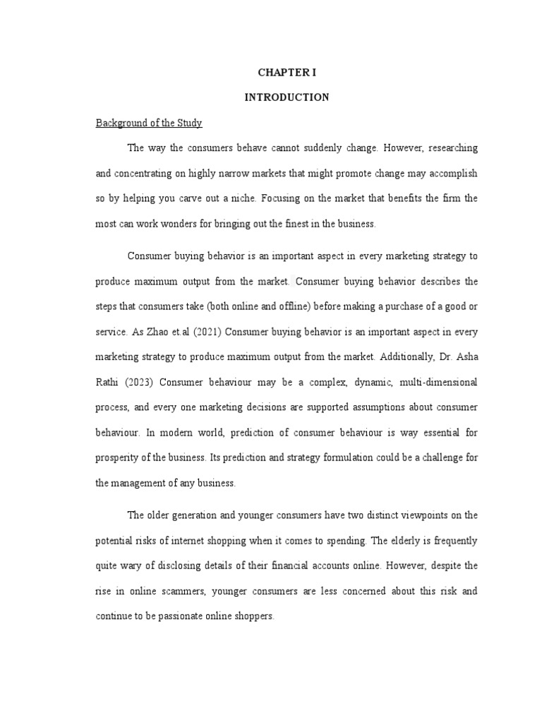 BSBA Sample Thesis | PDF