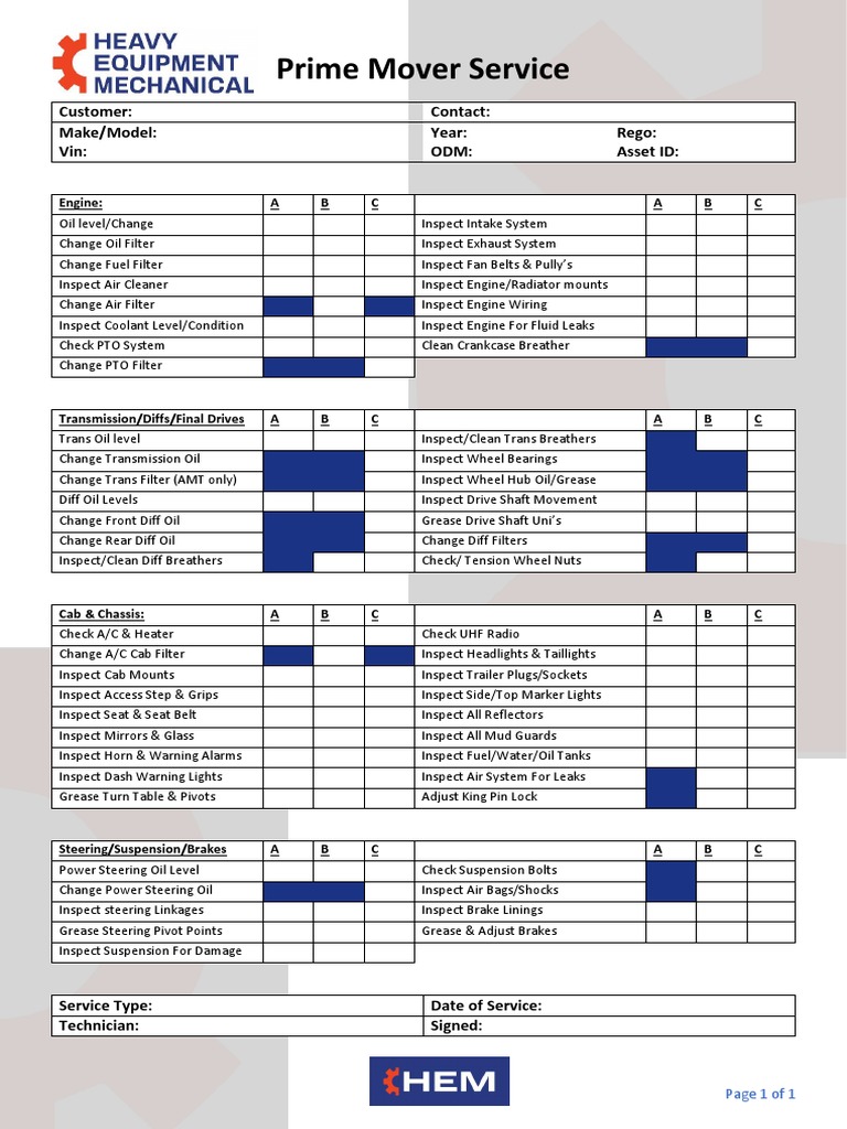 Prime Mover Service v2 | PDF