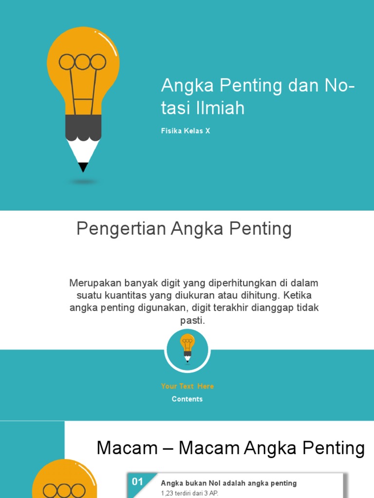 Angka Penting Dan Notasi Ilmiah | PDF