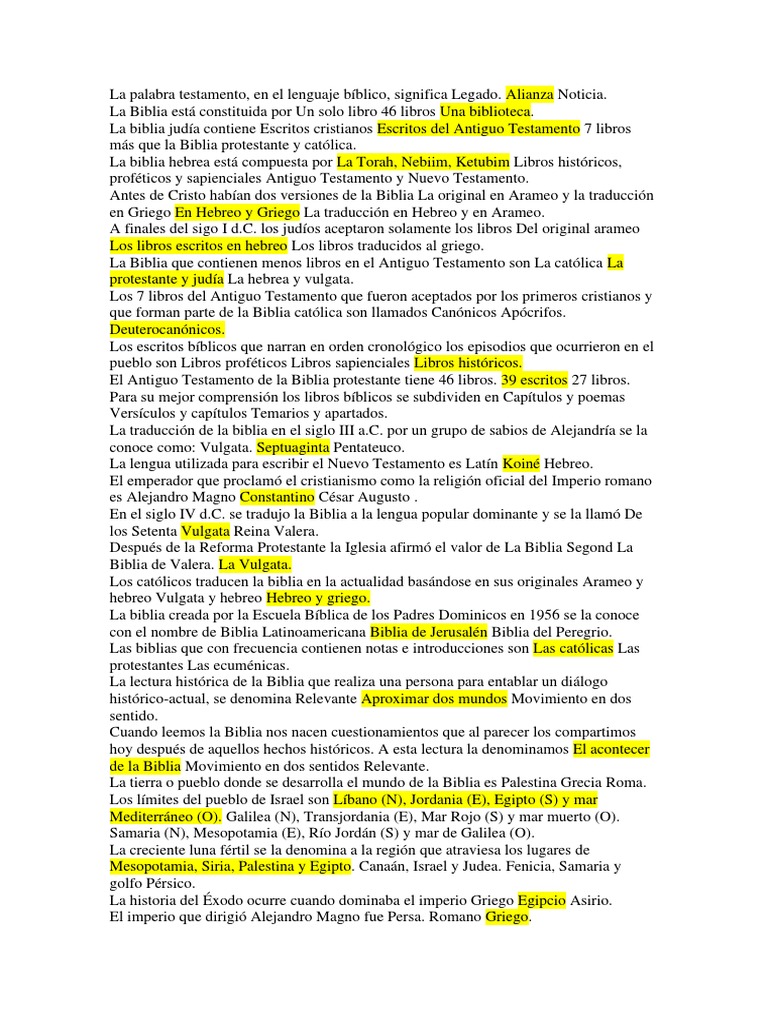 Introduccin A La Biblia | PDF