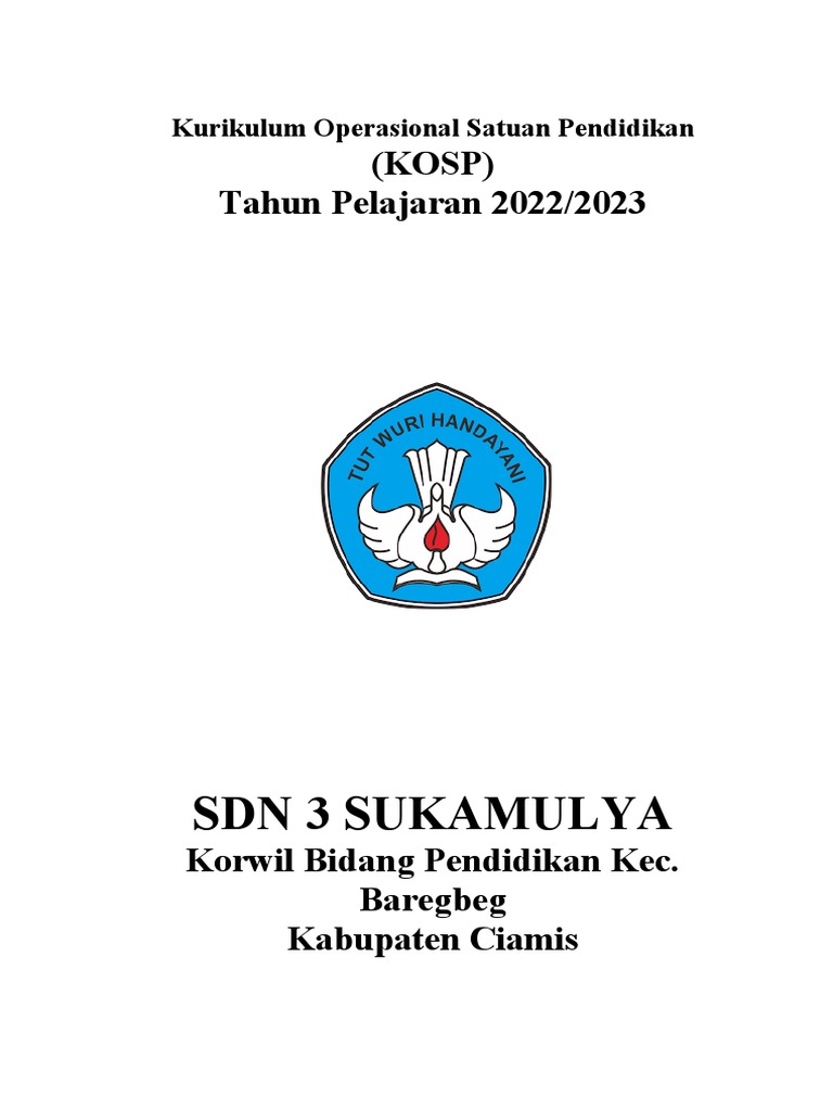 Kosp SDN 3 Sukamulya | PDF