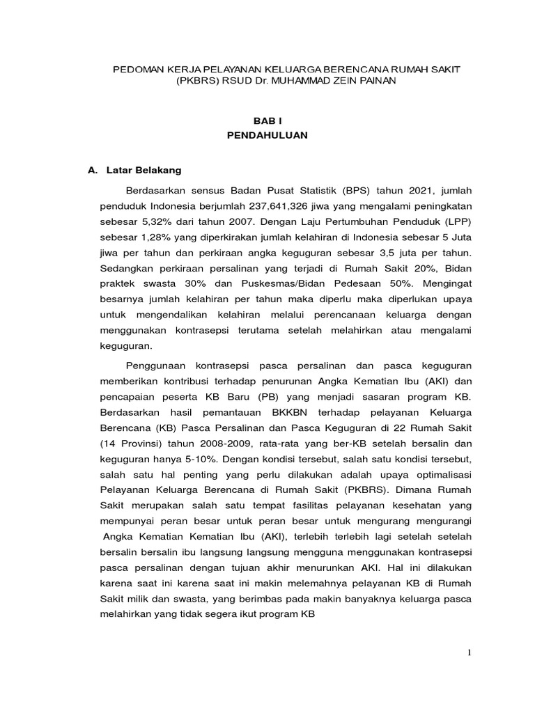 SK Dan Uraian Tugas Pkbrs | PDF