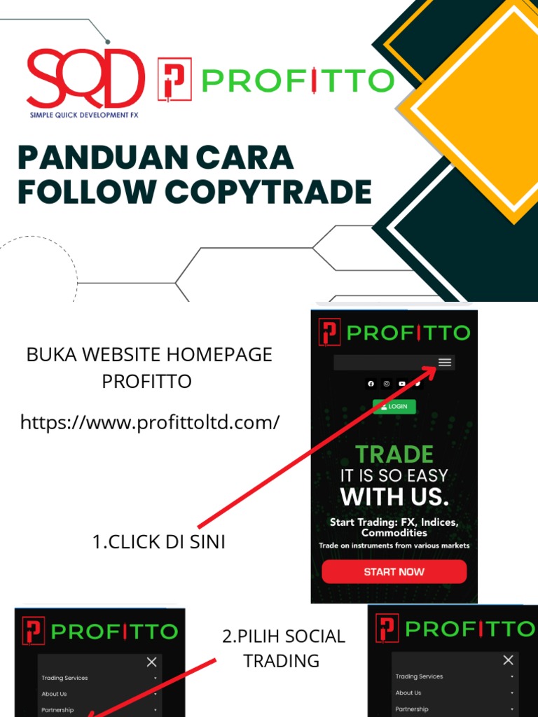 Panduan Cara Follow Copytrade | PDF