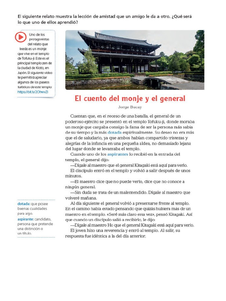 El Cuento Del Monje y El General | PDF