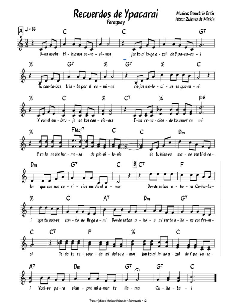 Recuerdos de Ypacarai | PDF