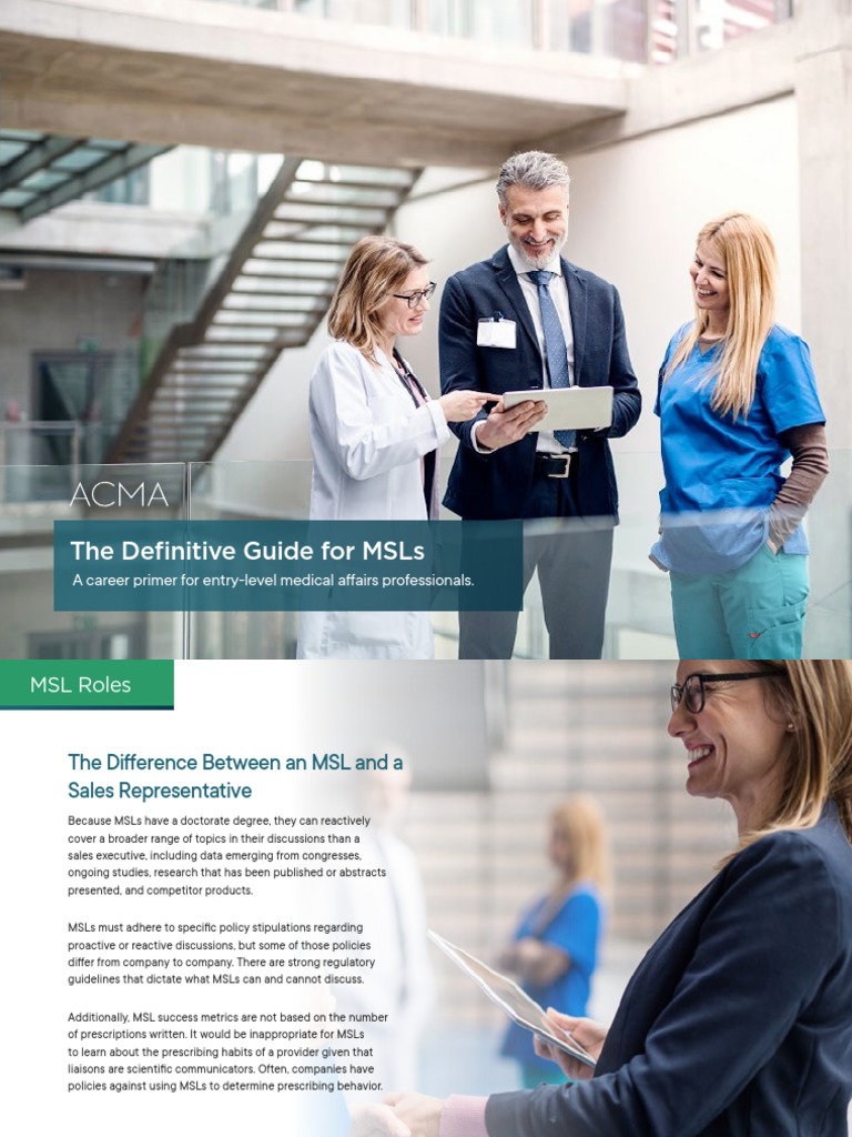 Definitive Guide For MSLs | PDF