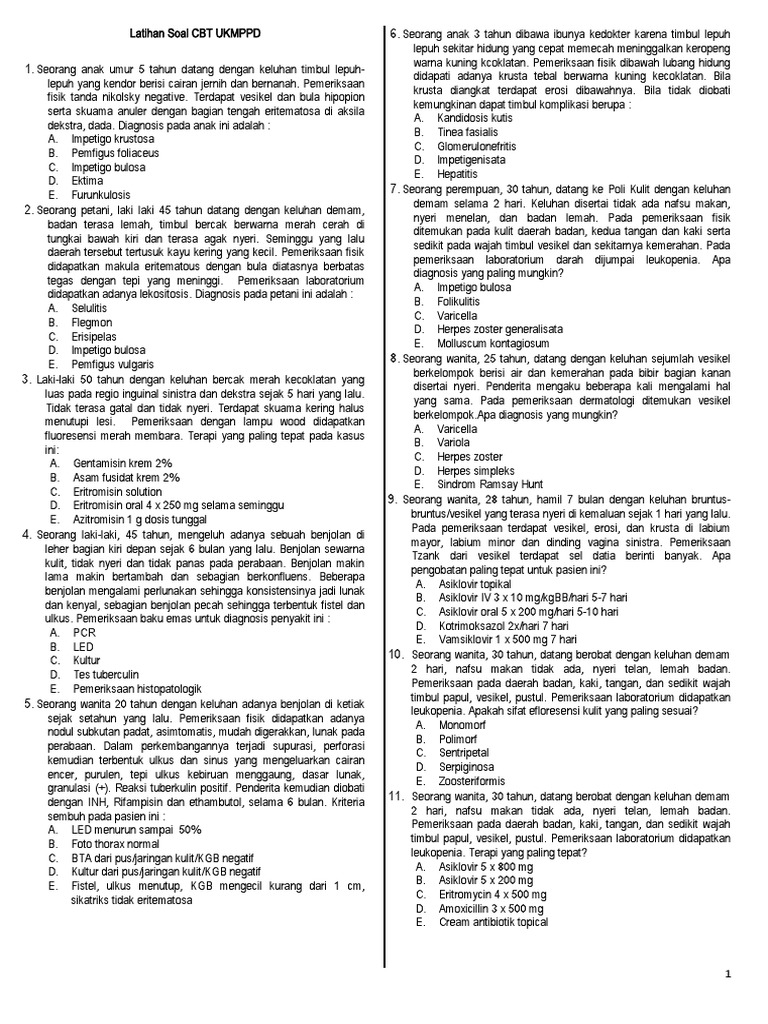 Latihan Soal CBT 2-2 | PDF