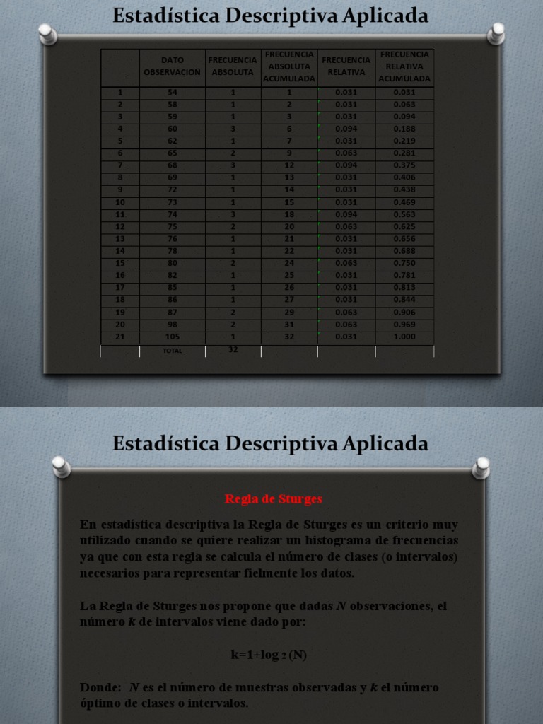 3 Regla de Sturges | PDF