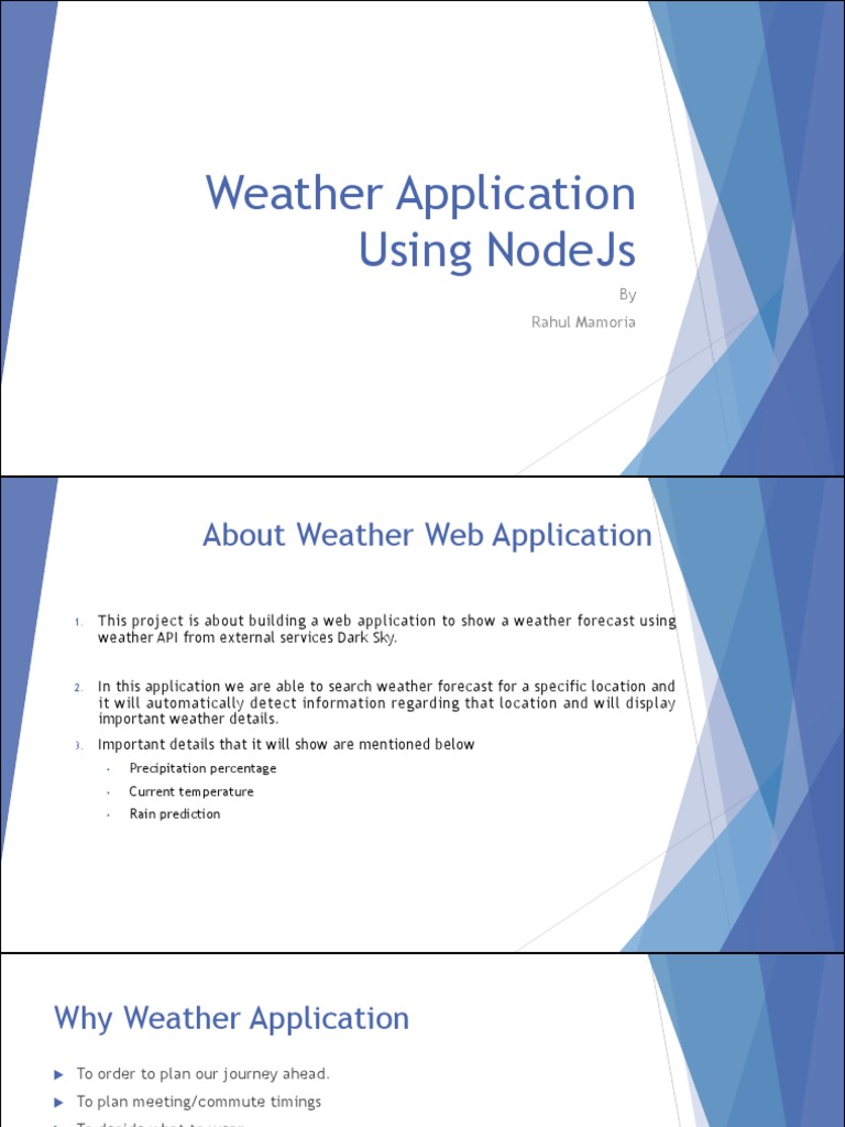 Weather Application Using Nodejs Pdf 