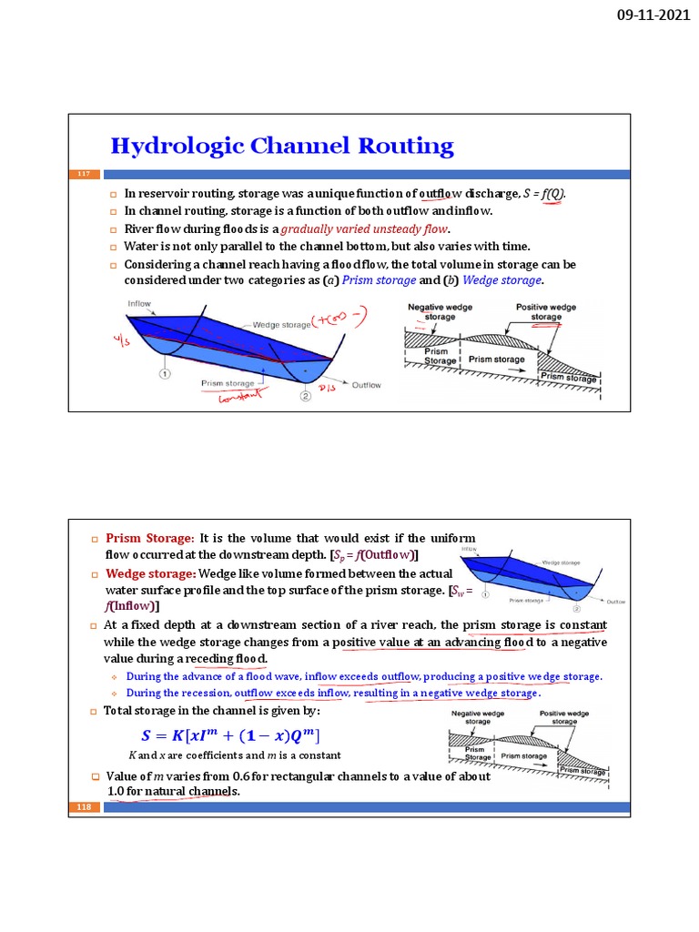 Lecture - 10 - M3 - Floods-Channel Routing | PDF Lecture - 10 - M3 - Floods-Channel Routing | PDF