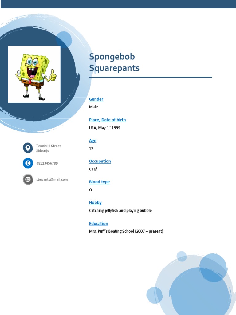Spongebob | PDF