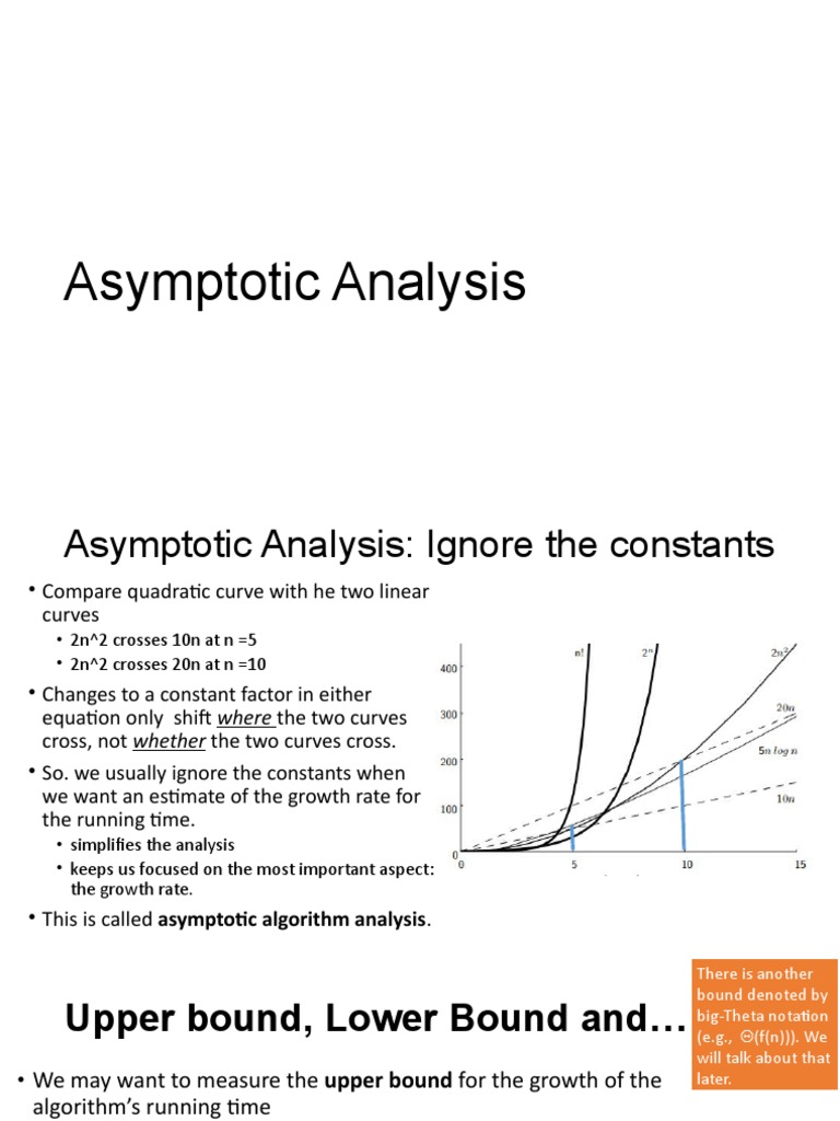Asymptotic Analysis | PDF | Teaching Methods & Materials