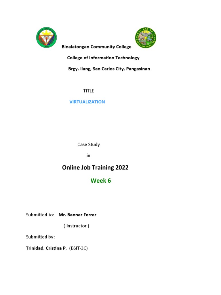 Case Study Week | PDF