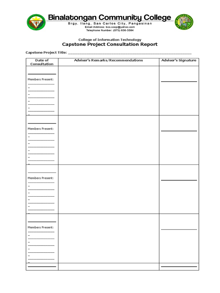 Consultation Log Report | PDF