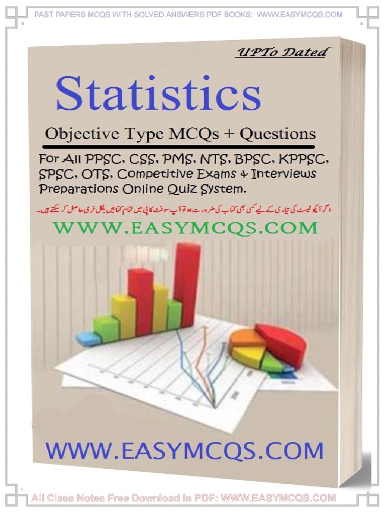 Statistics MCQs | PDF Statistics MCQs | PDF