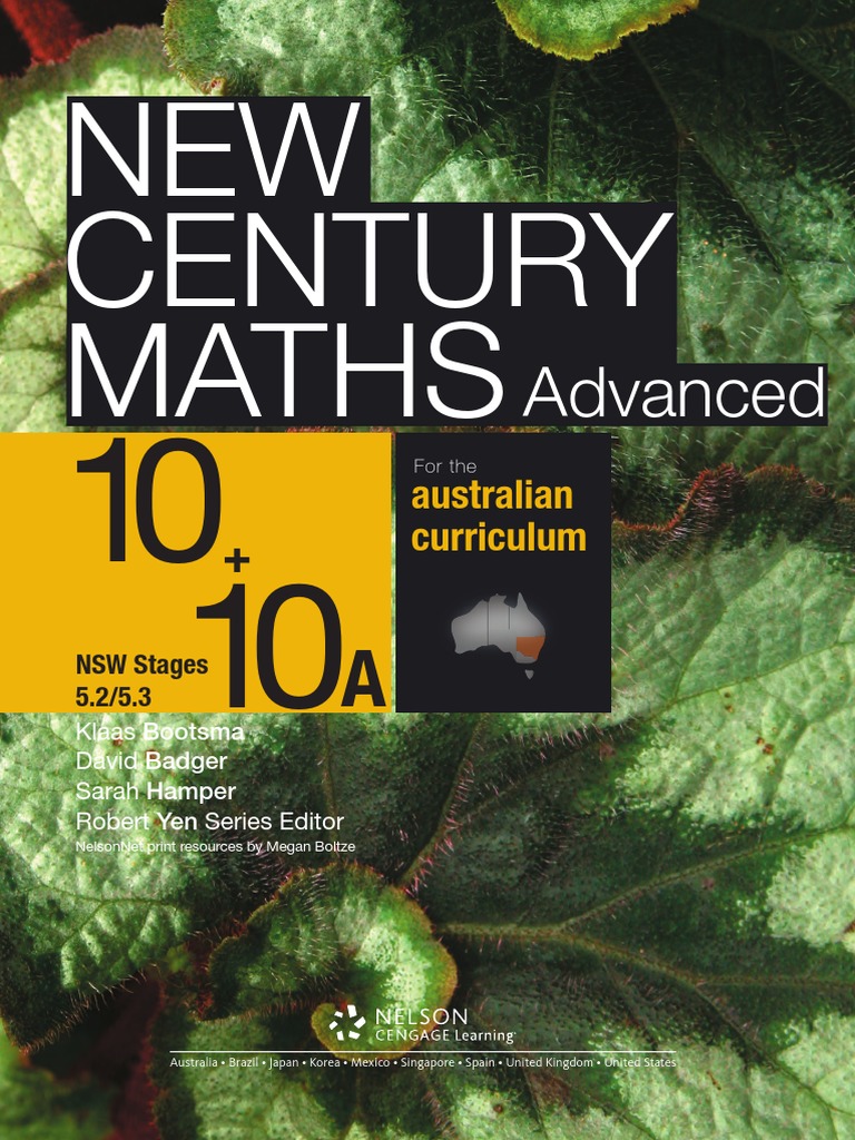 New Century Math Year 10 5.3 (David Badger, Klaas Bootsma, and Sarah ...
