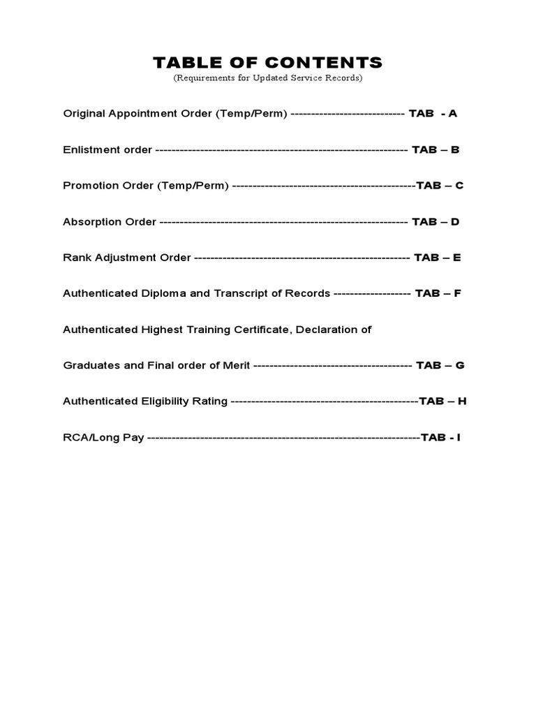 Military Service Records Update Guide | PDF