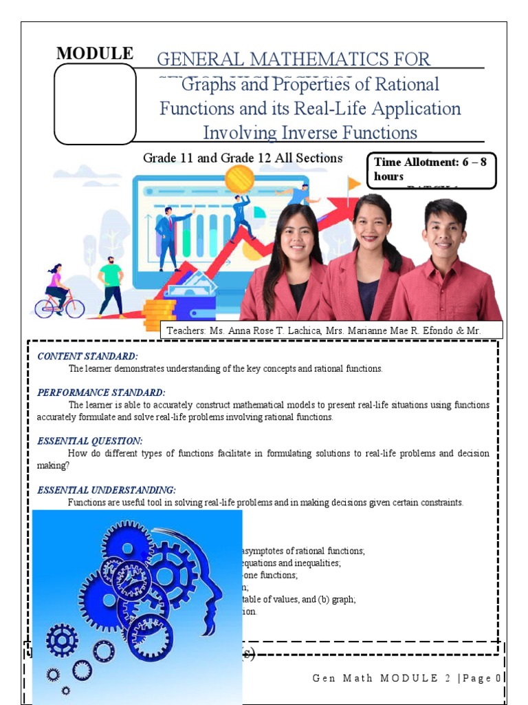 Module 2 General Mathematics | PDF | Teaching Methods & Materials | Technology & Engineering