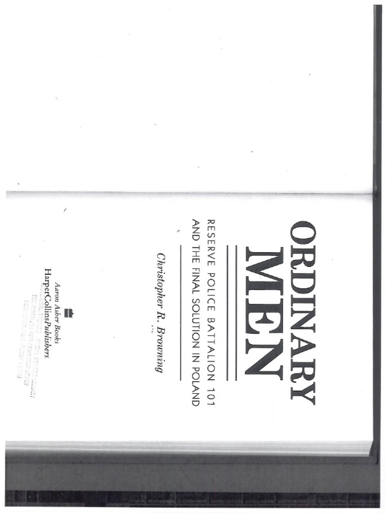 Ordinary Men | PDF