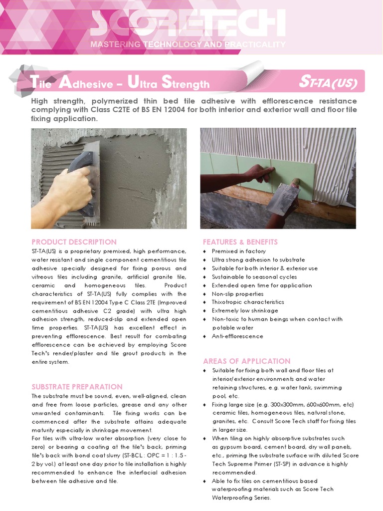 Scoretech ST-TA (US) Catalogue | PDF