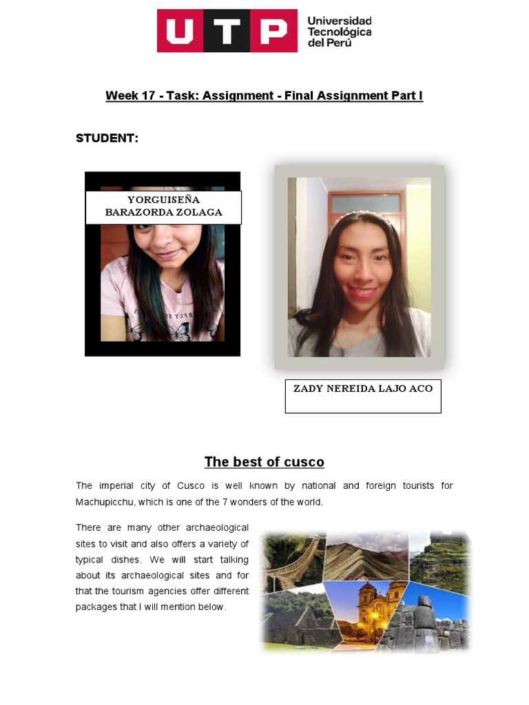 Barazorda Yorgui y Lajo Zady - Taks Week 17 | PDF