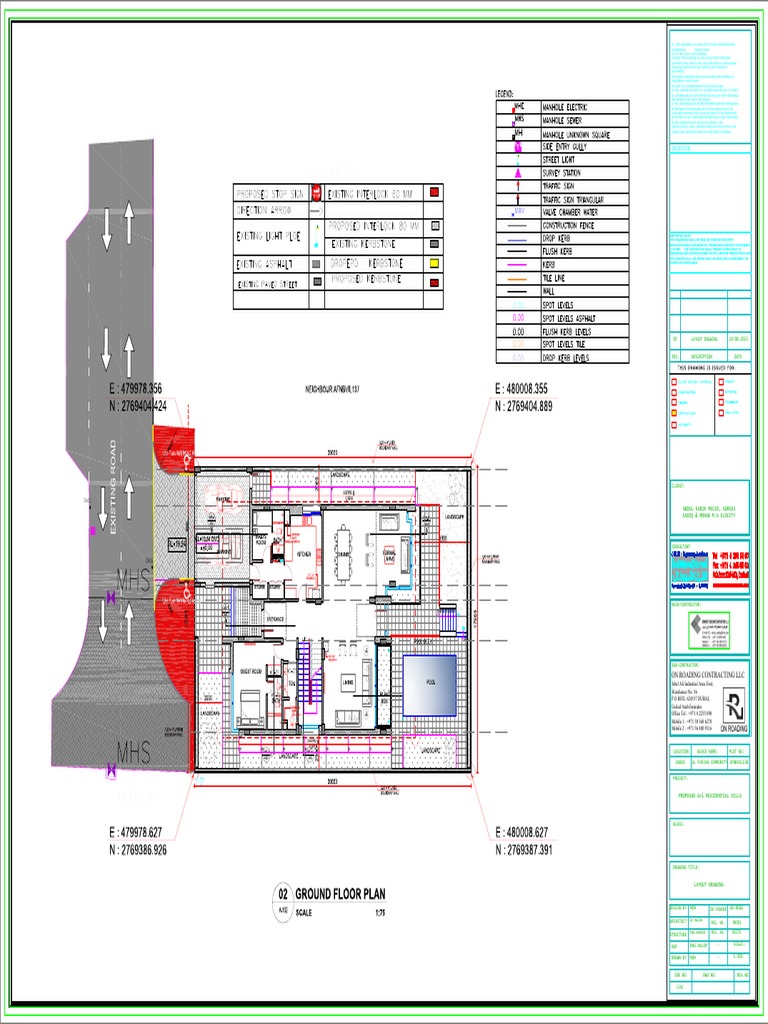 Orc - Layout Drawing | PDF | General Contractor | Building Technology