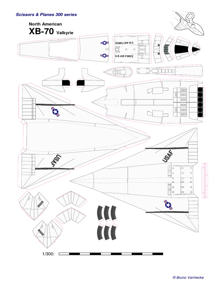XB-70 Valkyrie Scissors and Planes | PDF