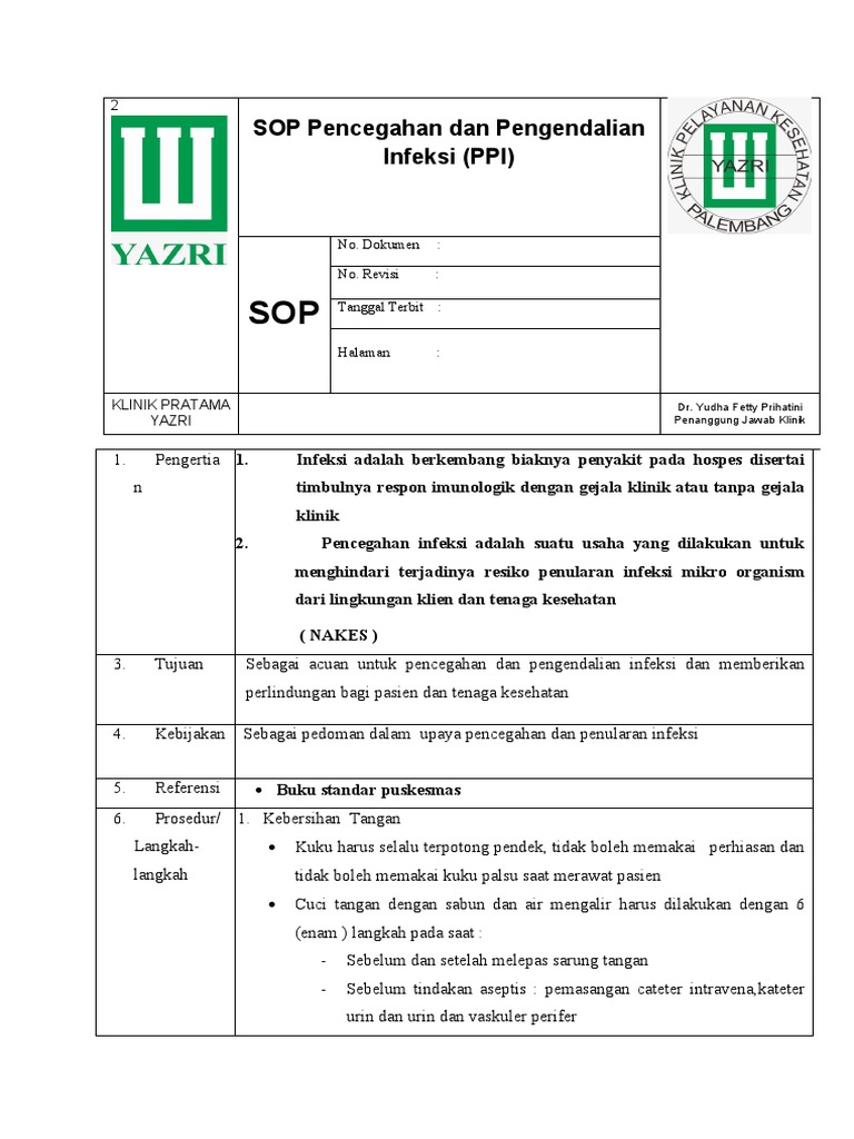 Sop Ppi | PDF