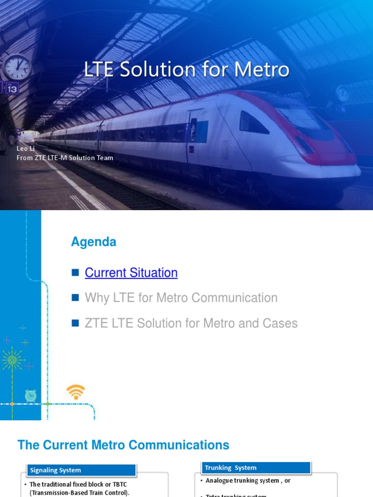 ZTE LTE Solution For Metro - PDF | PDF