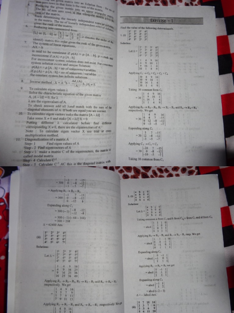 Maths Solution of Third Sem | PDF