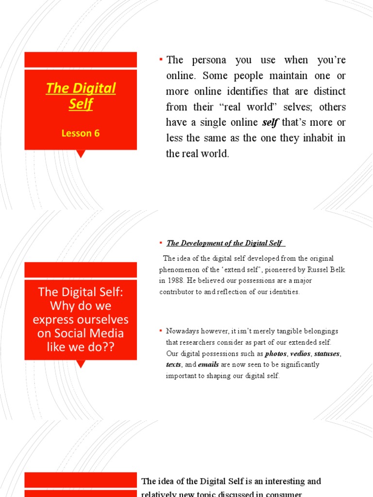 Lecture 9 Digital Self | Download Free PDF | Social Media | Popular ...