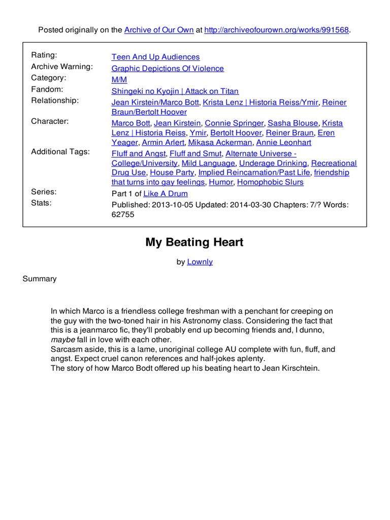 My Beating Heart | PDF