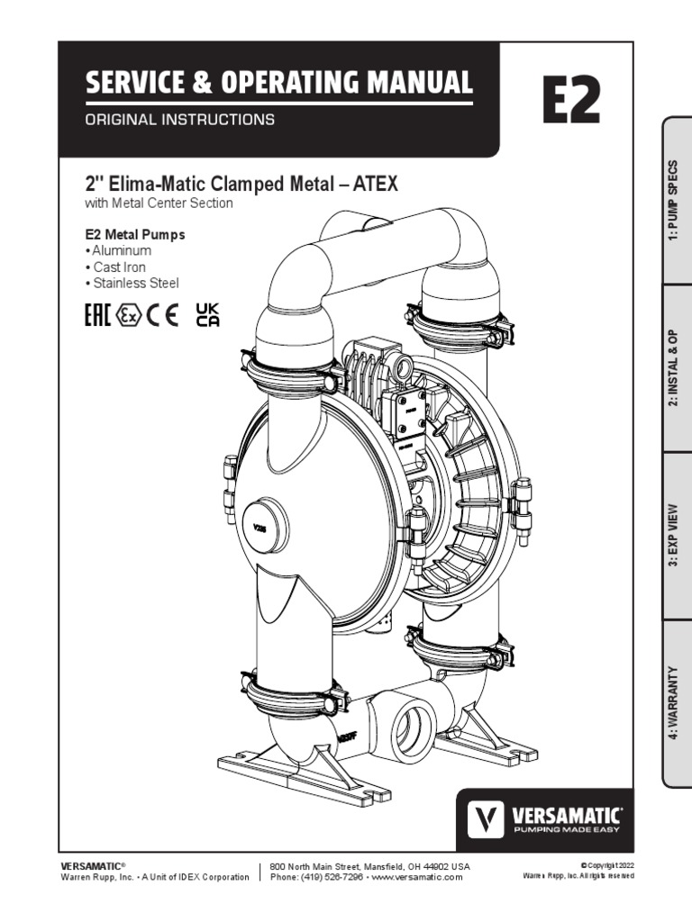 Diaphragm Pump - Versa-Matic | PDF