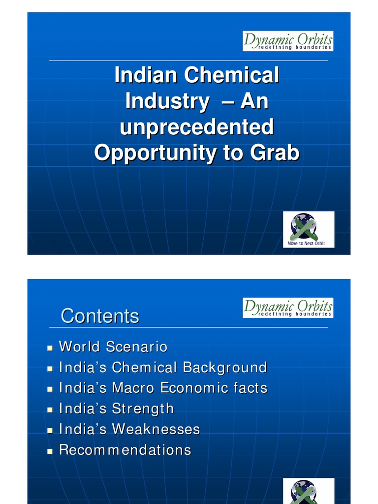 Indian Chemical Industry - 2011 | PDF