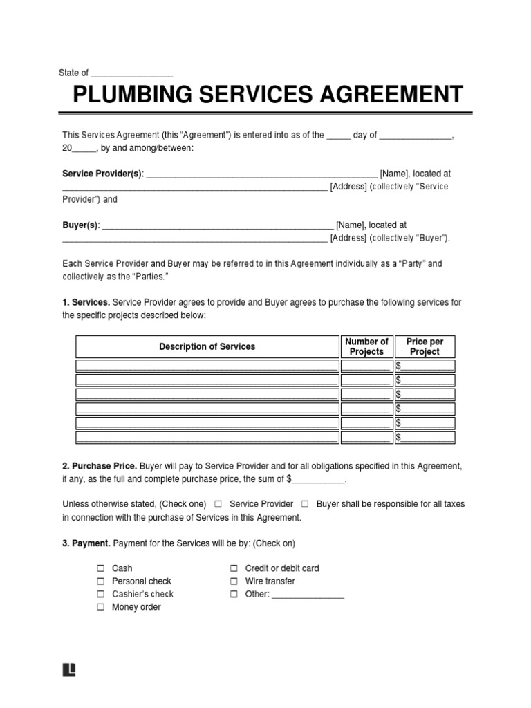 Plumbing-service-contract | PDF