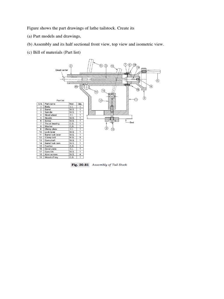 Lathe Tailstock | PDF