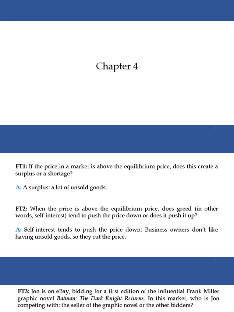 Economics Equilibrium Surplus