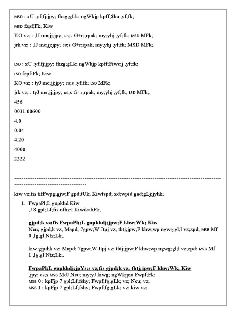 Al 12 MSB LSB Complements | PDF