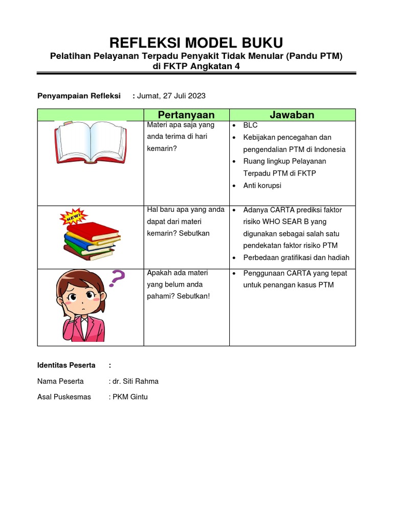 Refleksi Pelatihan PTM Angkatan 4 | PDF