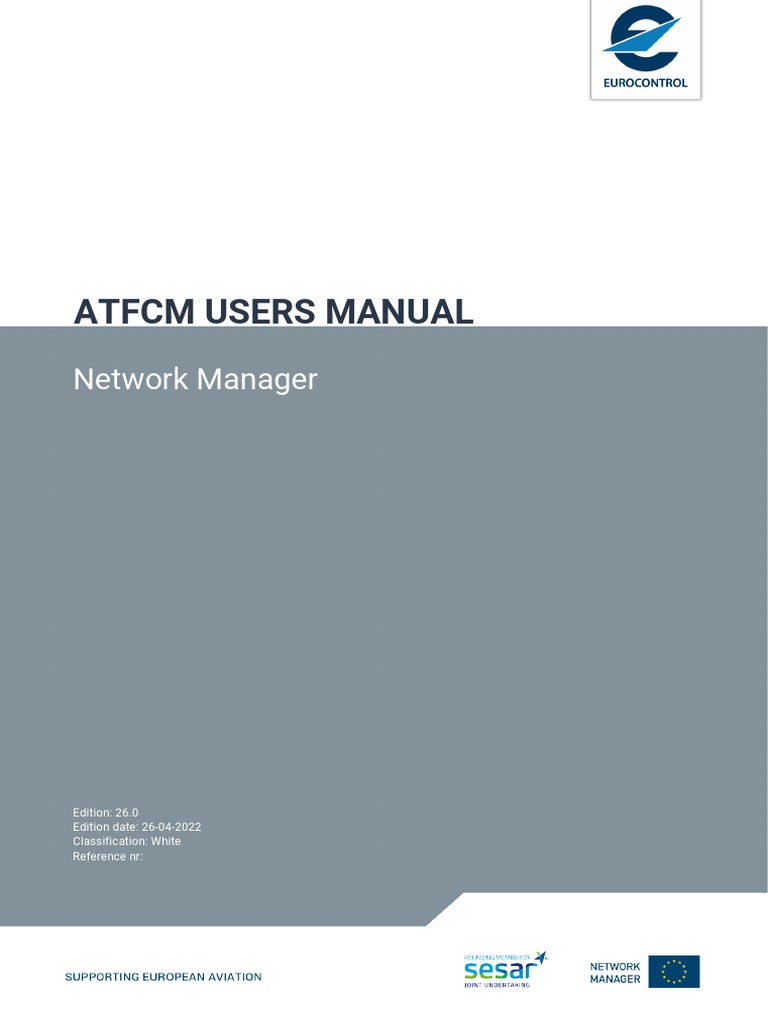 Eurocontrol Atfcm Users Manual 26 0 20222604 | PDF | Business