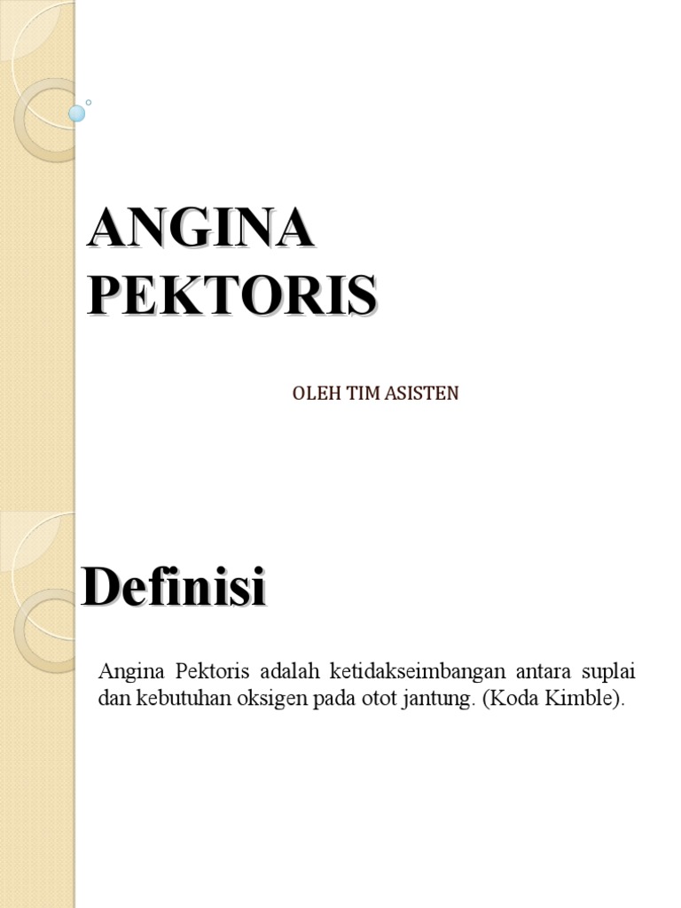 Kasus Angina Pektoris | PDF